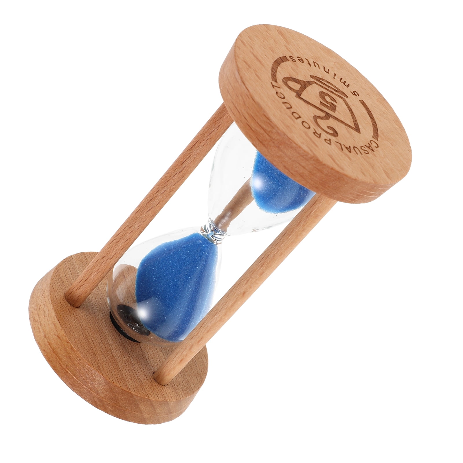 Mini Sand Timer Wood Sandglass Clock Kitchen 5 Minute Sand Timer Home ...