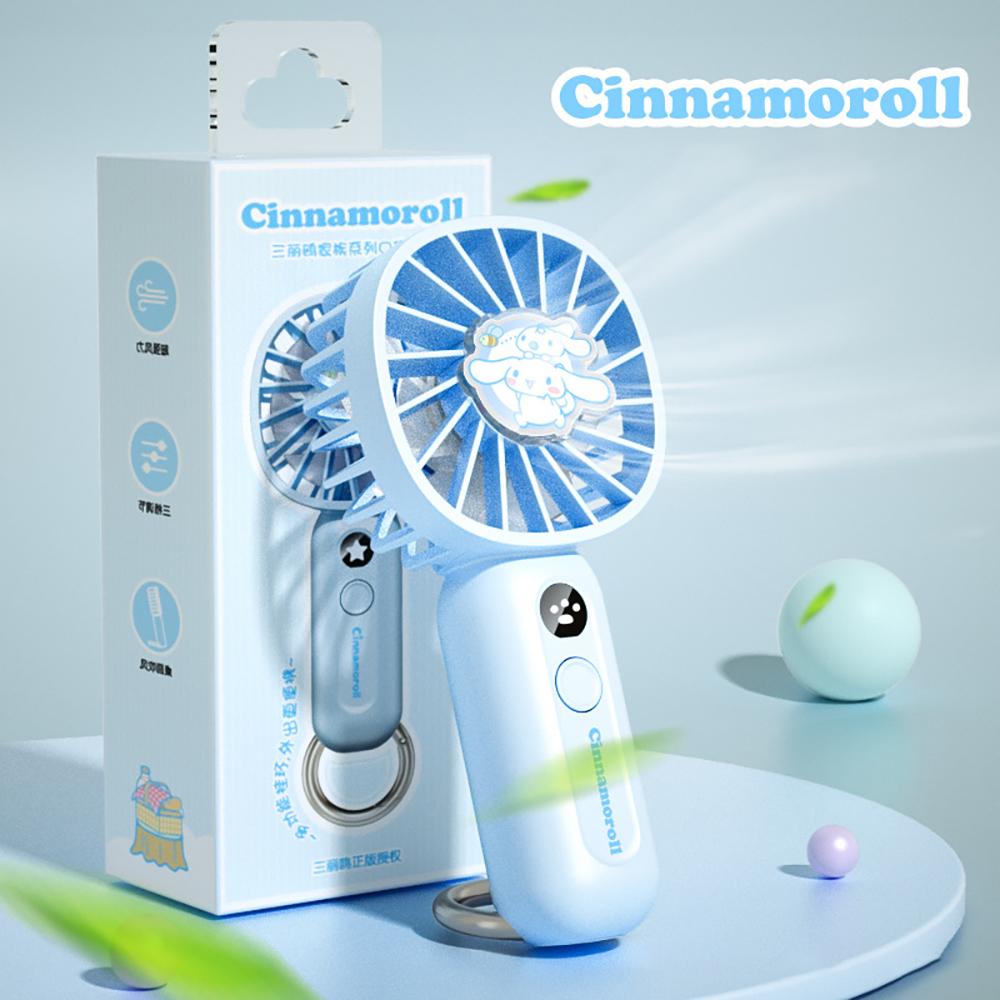Mini Sanrio Fan Cinnamoroll Usb Fan Portable Kuromi Hand Fans ...
