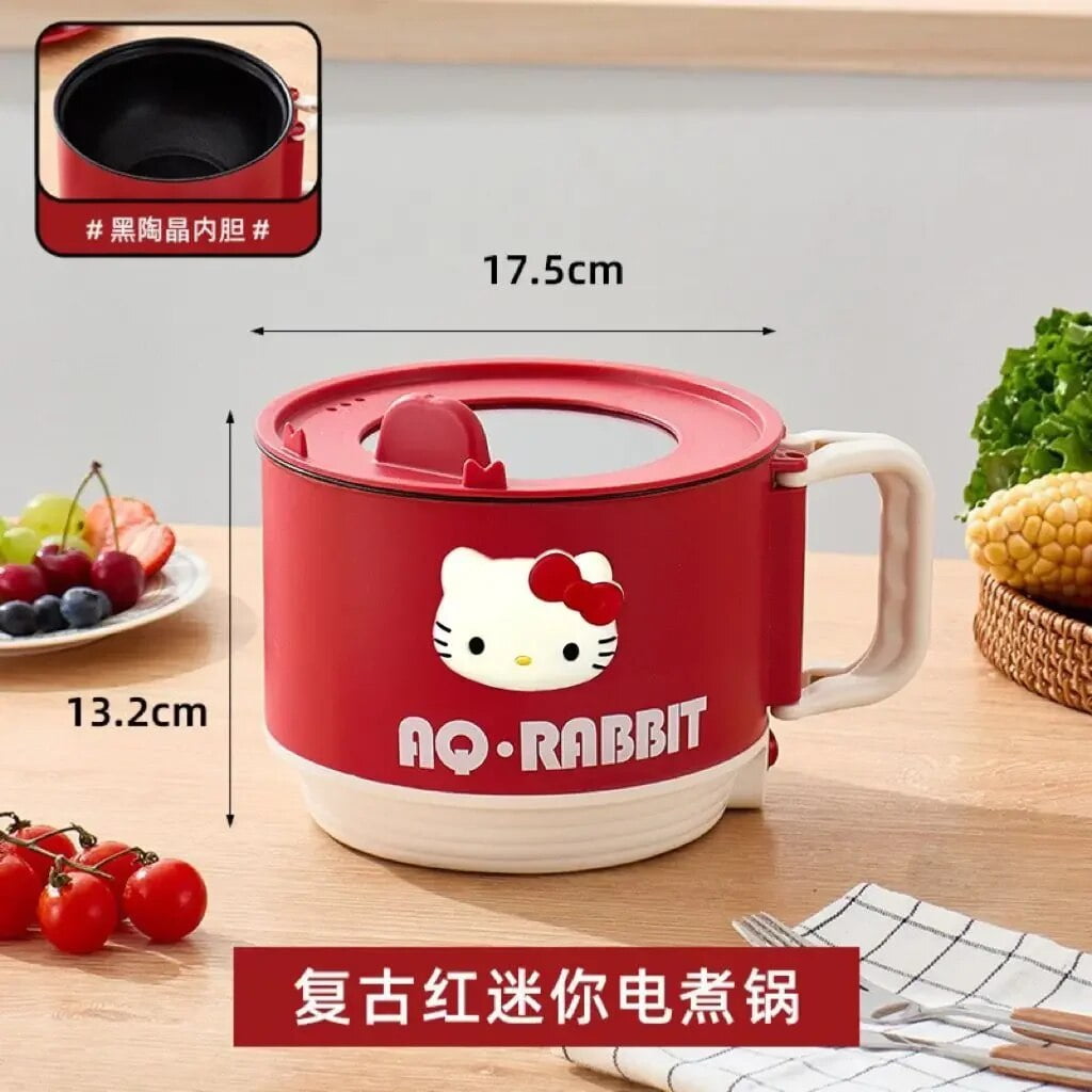 Mini Sanrio Hello Kitty Electric Cooking Pot Kitchen Pots Kawaii ...