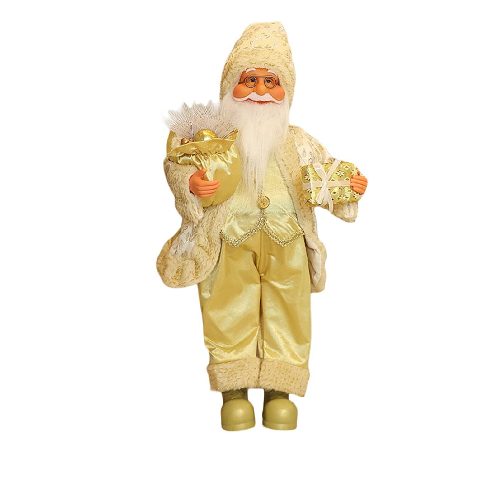 Mini Santa Figurine for Home Decor & Holiday Parties – Cute Standing ...