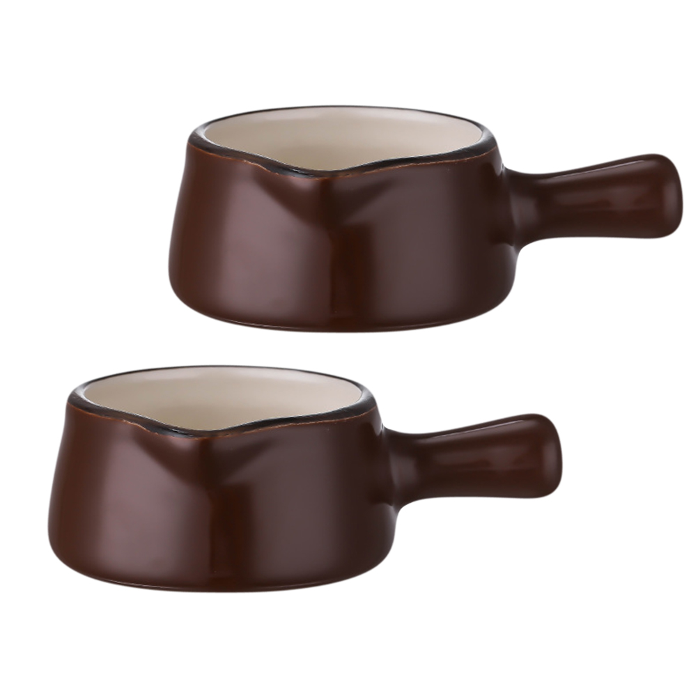 Mini Sauce Dish Soy Dishes Enamel Milk Pot Coffee Ground Soup Bowl ...