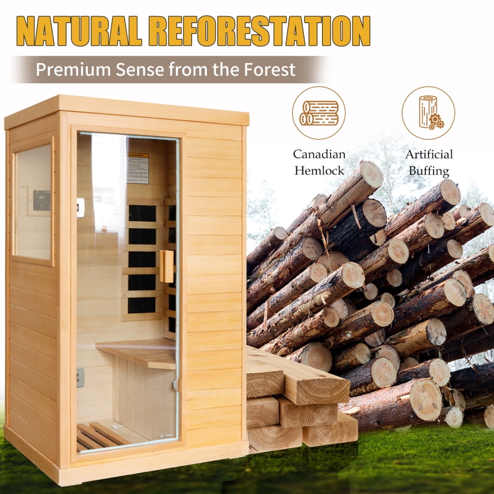 Mini Sauna Room with Audio Immersive Experience Indoor Sauna Spa Room ...