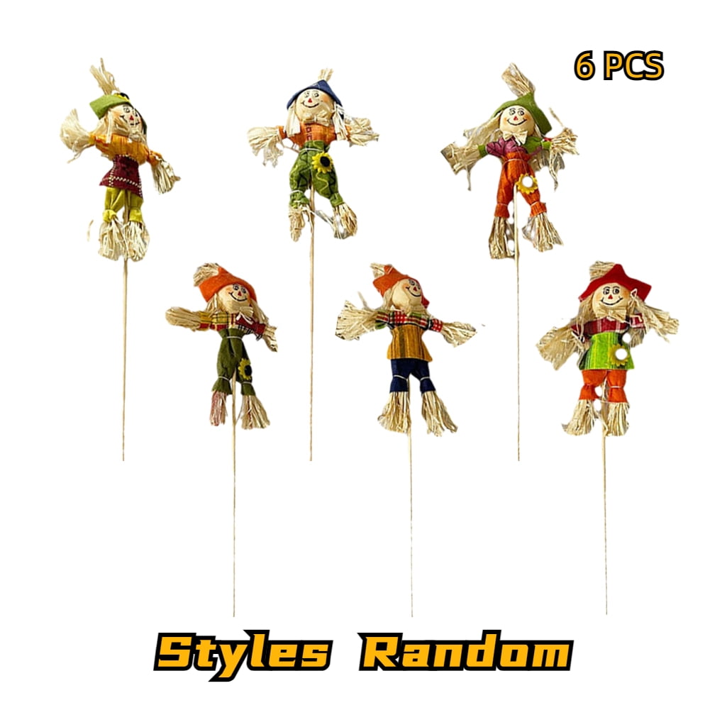 Mini Scarecrow Fall Decoration for Home, Halloween, Thanksgiving ...