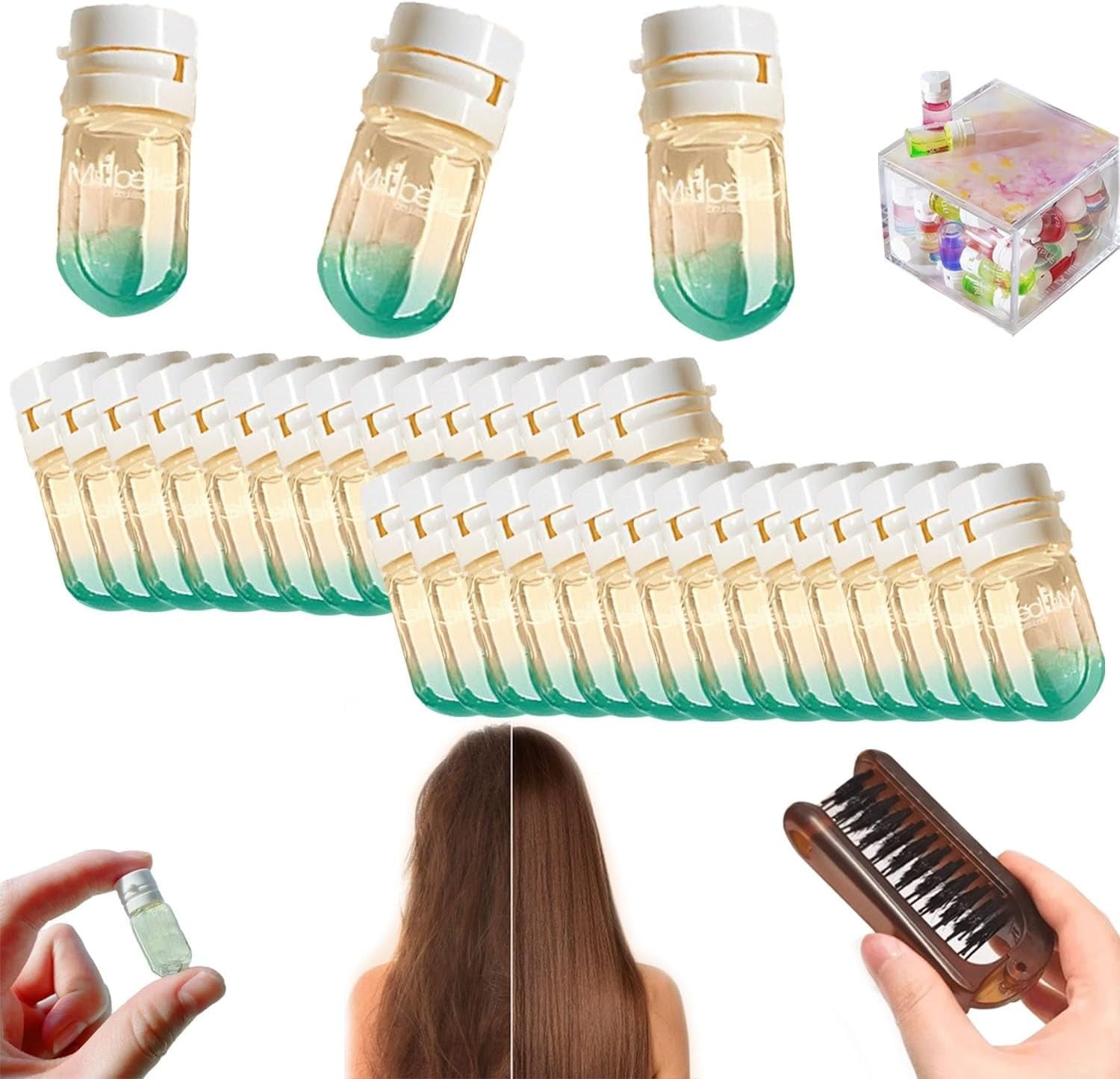 Mini Scented Hair Perfume Oil, Perfume&Oil 2 in 1-Avocado Nourishing ...