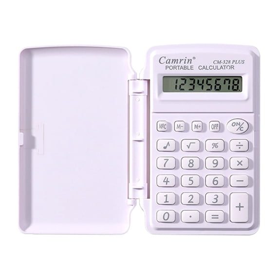 Mini Scientific Calculator Portable Flip Counter, 8-bit LCD Display ...