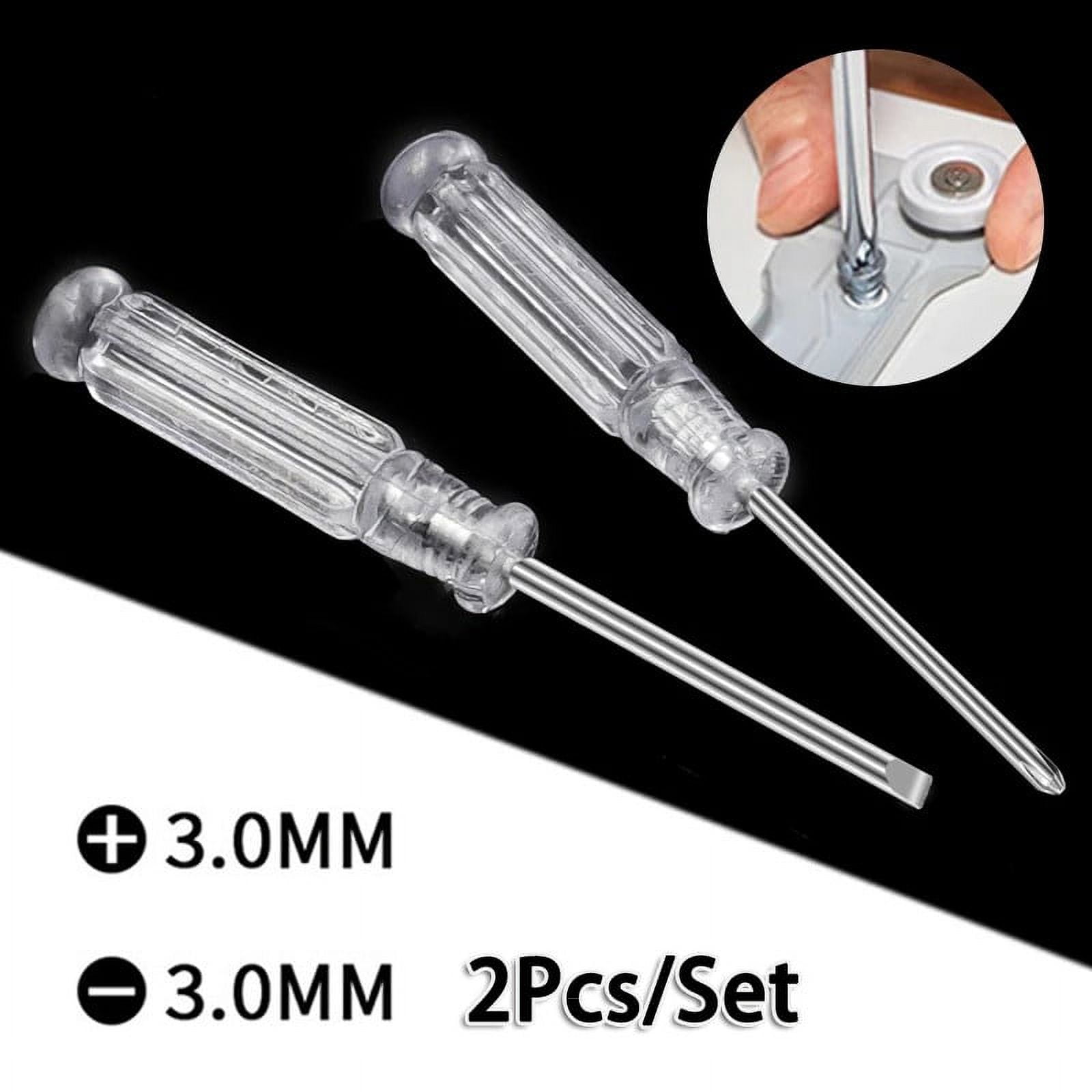 Mini Screwdriver Set - 2Pcs 3.74Inch Cross and Slotted Screwdrivers for ...
