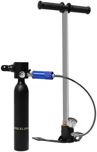 Mini Scuba Oxygen Tank Pump Diving Equipment, 0.53Qt 4500Psi Large ...