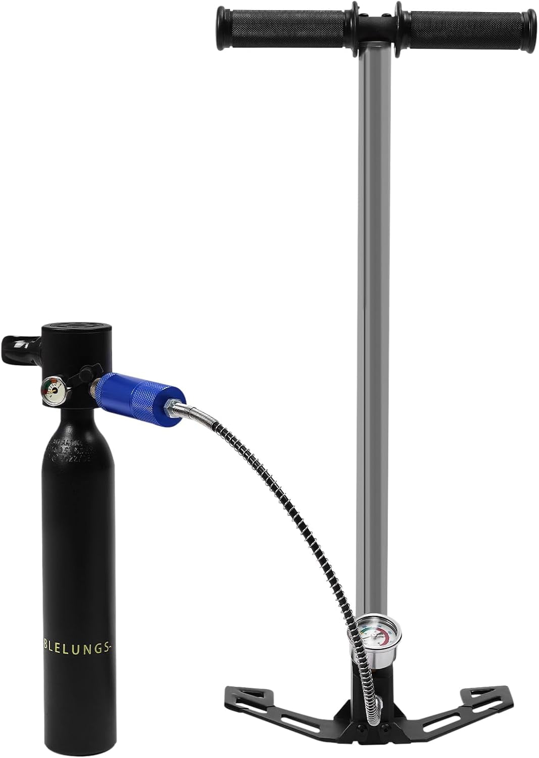 Mini Scuba Oxygen Tank Pump Diving Equipment, Manual Underwater ...