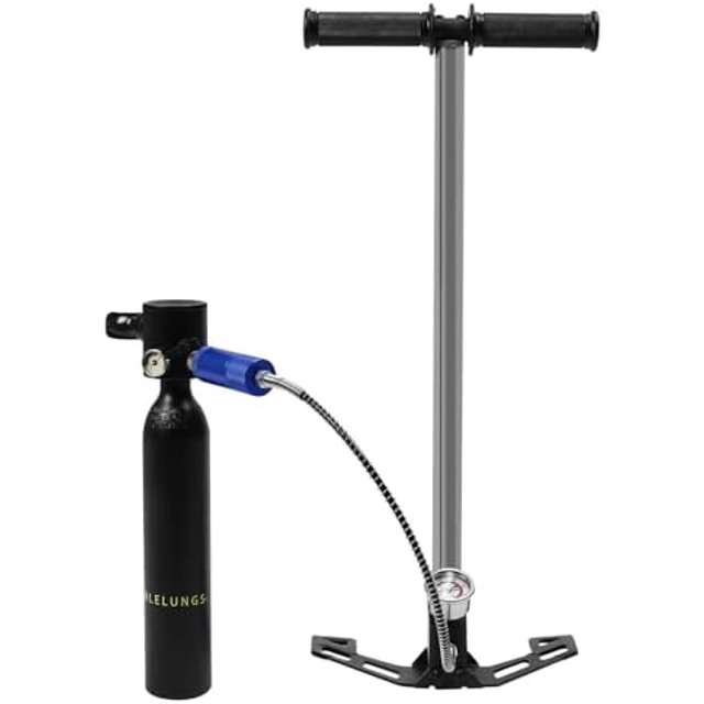 Mini Scuba Oxygen Tank Pump Diving Equipment, Manual Underwater ...