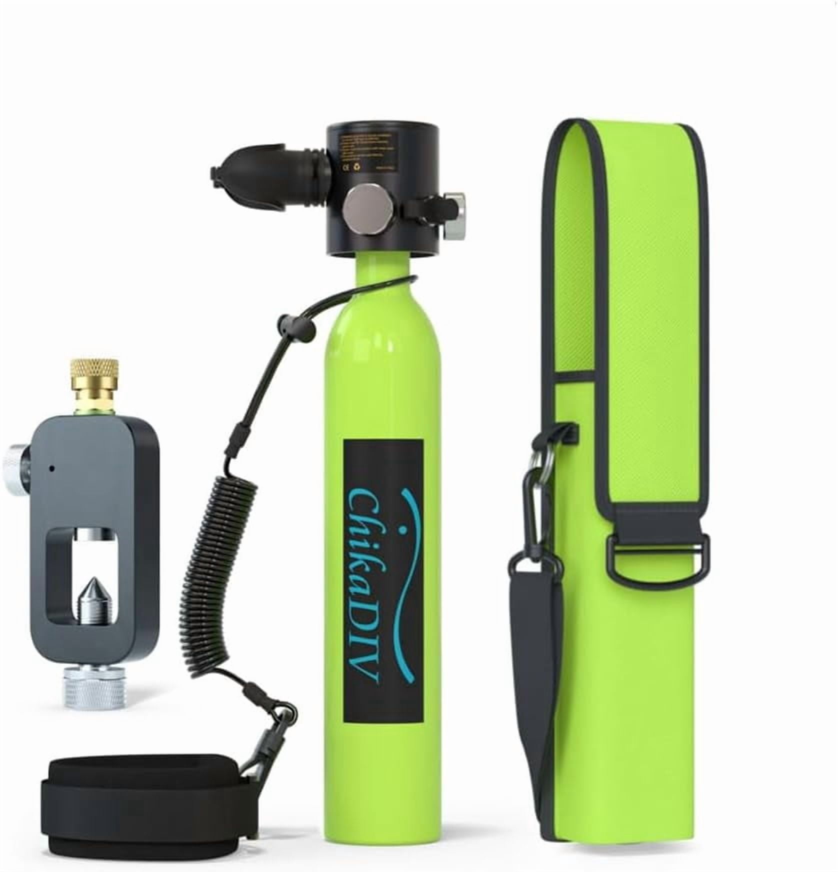 Mini Scuba Tank with Full Face Mask, 0.5L Portable Lung Tank Sub Mask ...