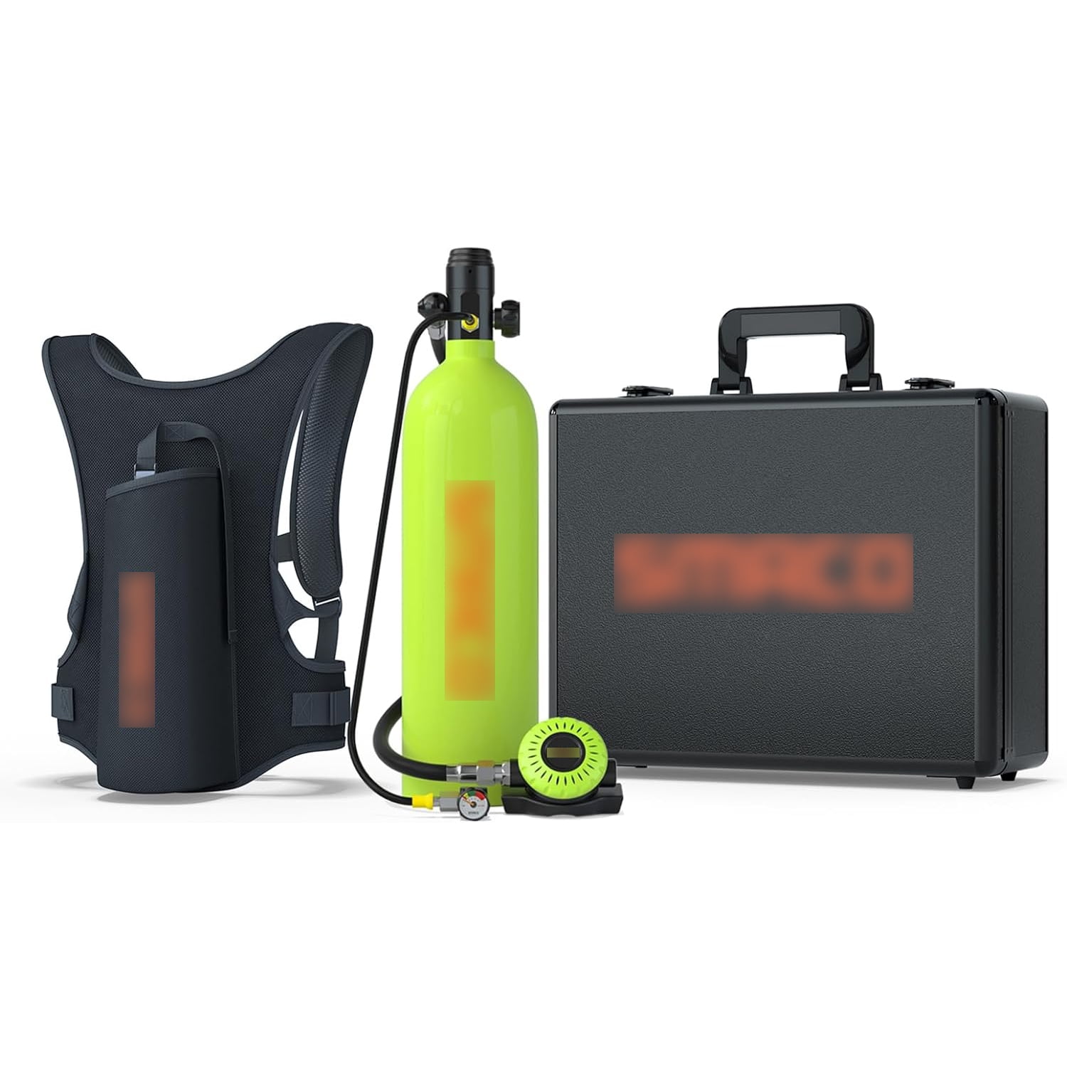 Mini Scuba tank 1.9L Capacity Diving Oxygen Tank Support About 25 ...