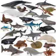 8 Pcs Shark Figures for Baby Cute Shark Theme Gift - Walmart.com