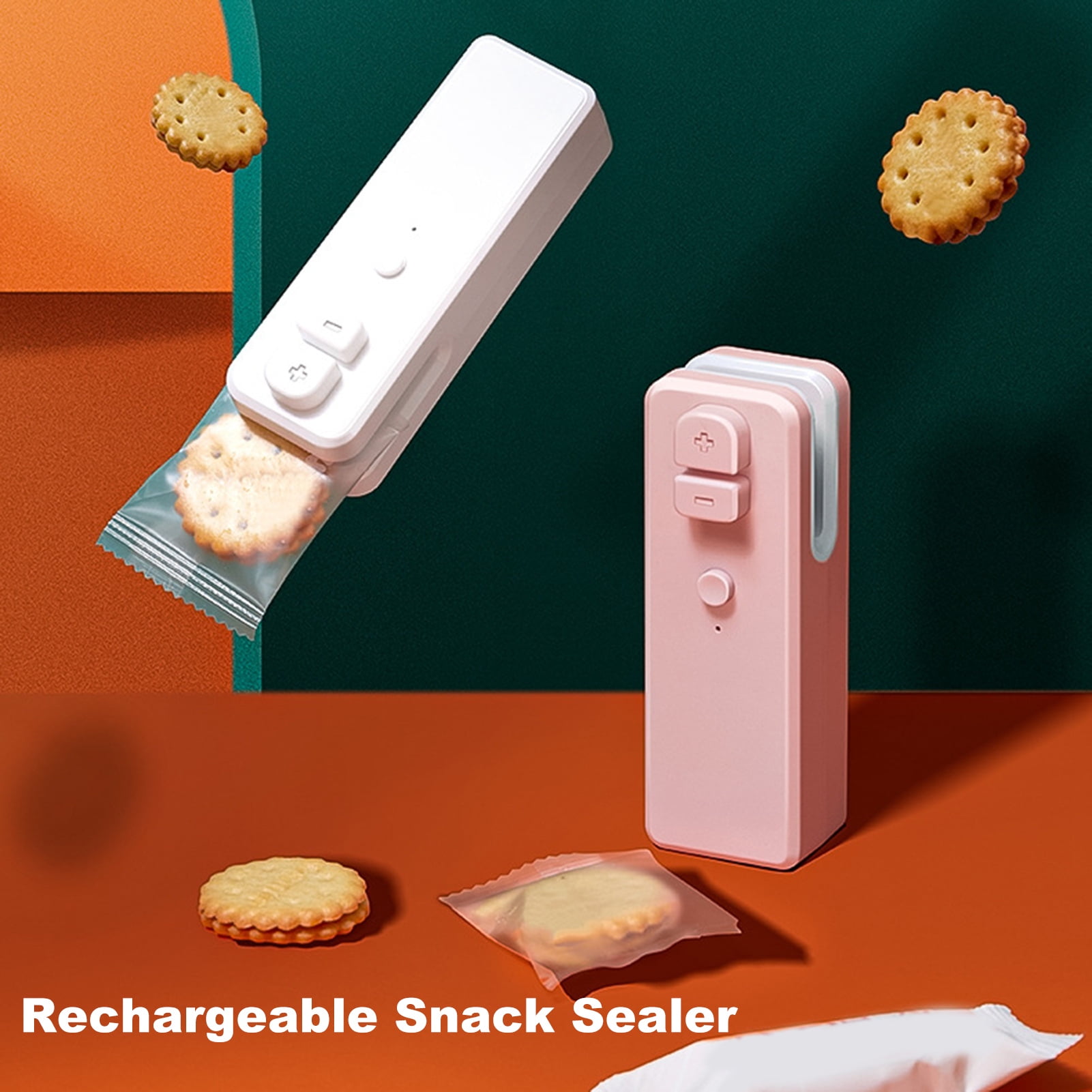 Mini Sealer Sealing Machine USB Rechargeable Heat Seal Tool Portable ...