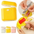Mini Sealing Machine (5.8*4.7*2.6Cm) Yellow/ Bag Sealer Portable ...