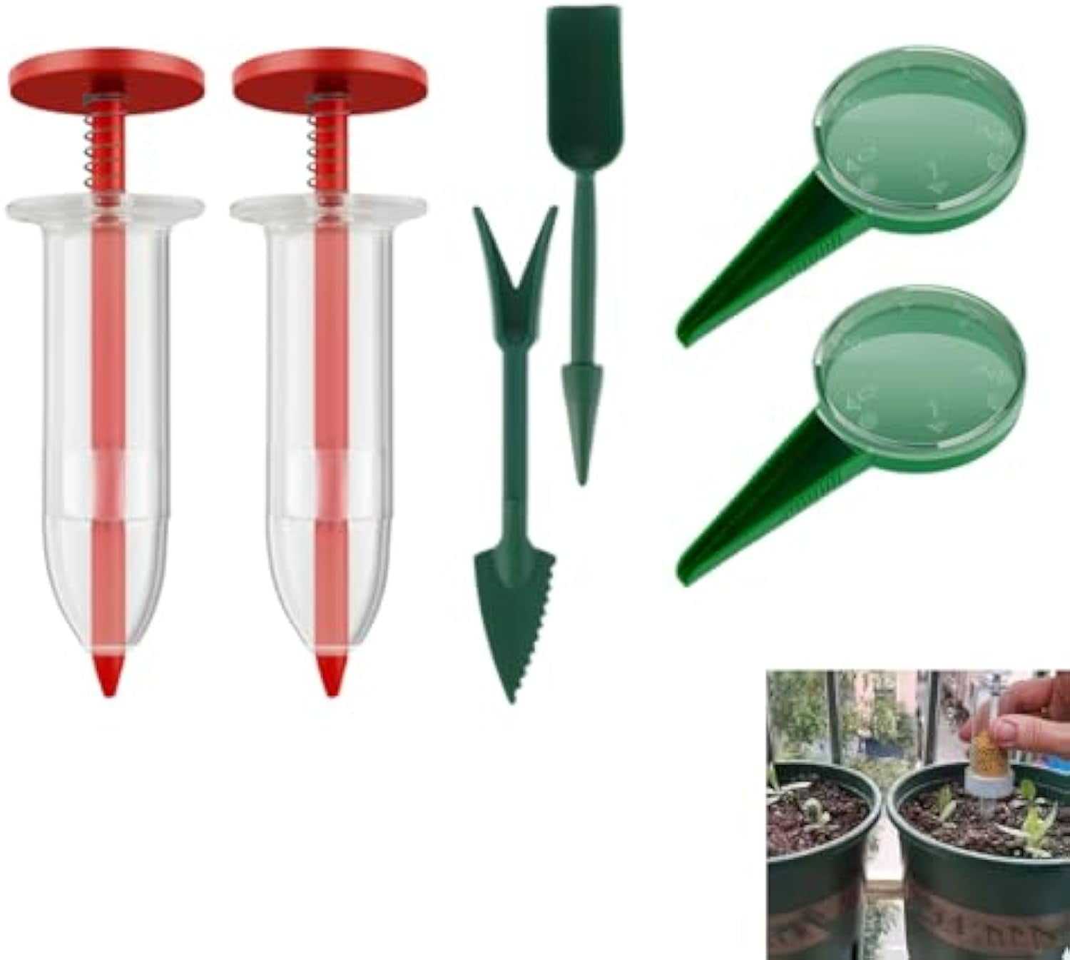 Mini Seed Spreader, 2025 New Mini Sowing Seed Dispenser, Handheld Seed Planter, Small Seed ...