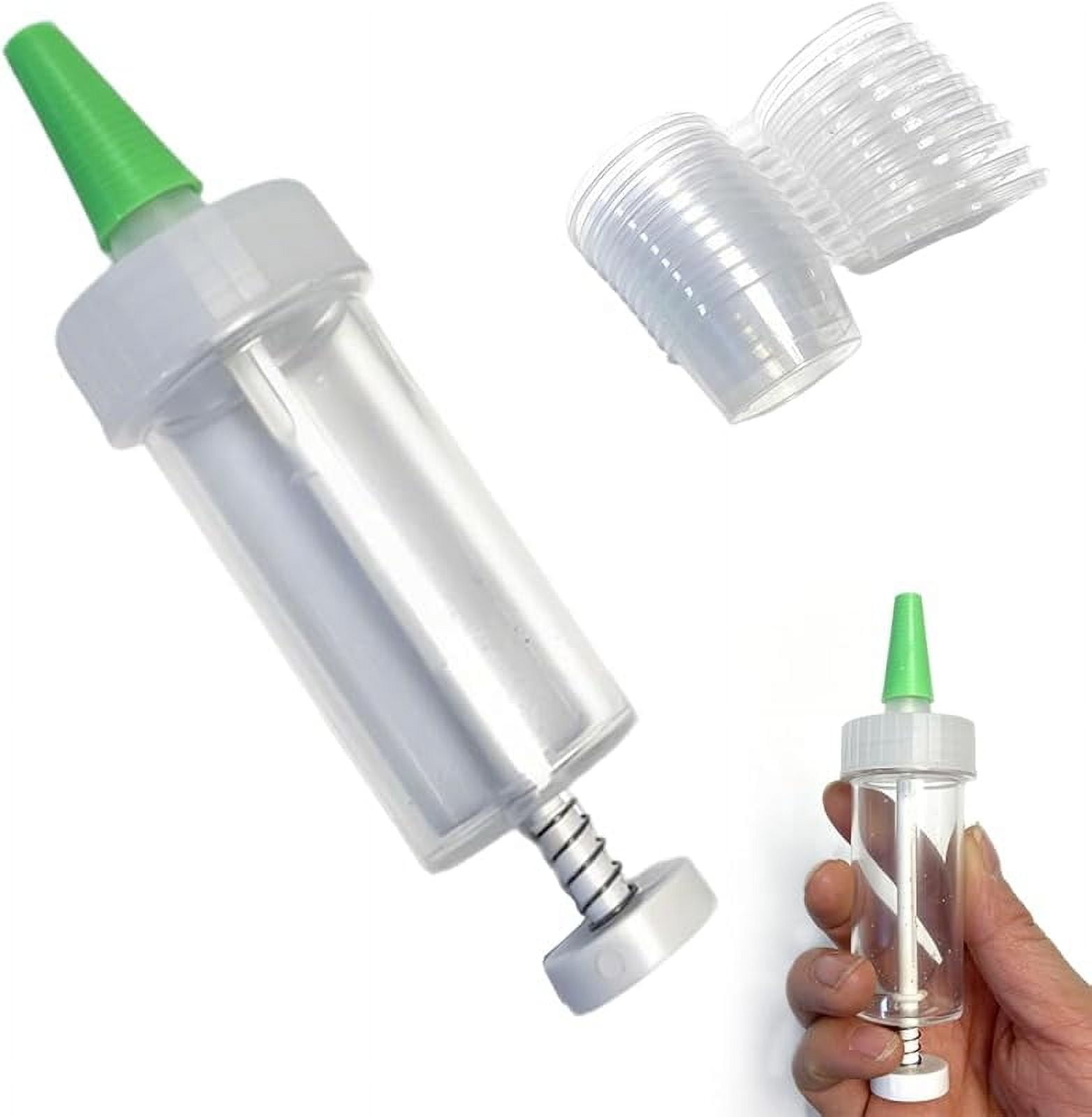 Mini Seed Spreader, 2025 Upgrade Mini Sowing Seed Dispenser, Handheld ...