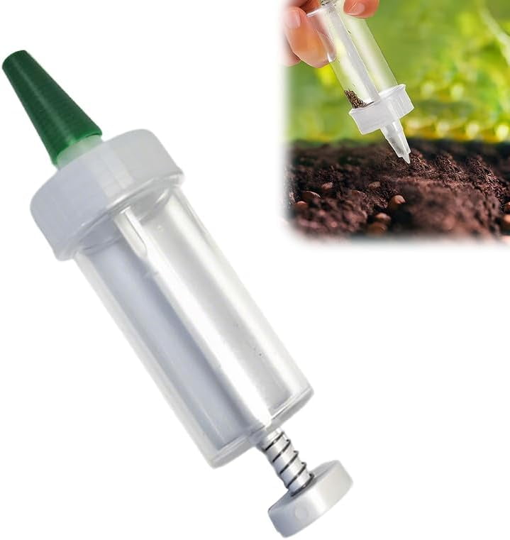 Mini Seed Spreader, 2025 Upgrade Mini Sowing Seed Dispenser, Handheld ...