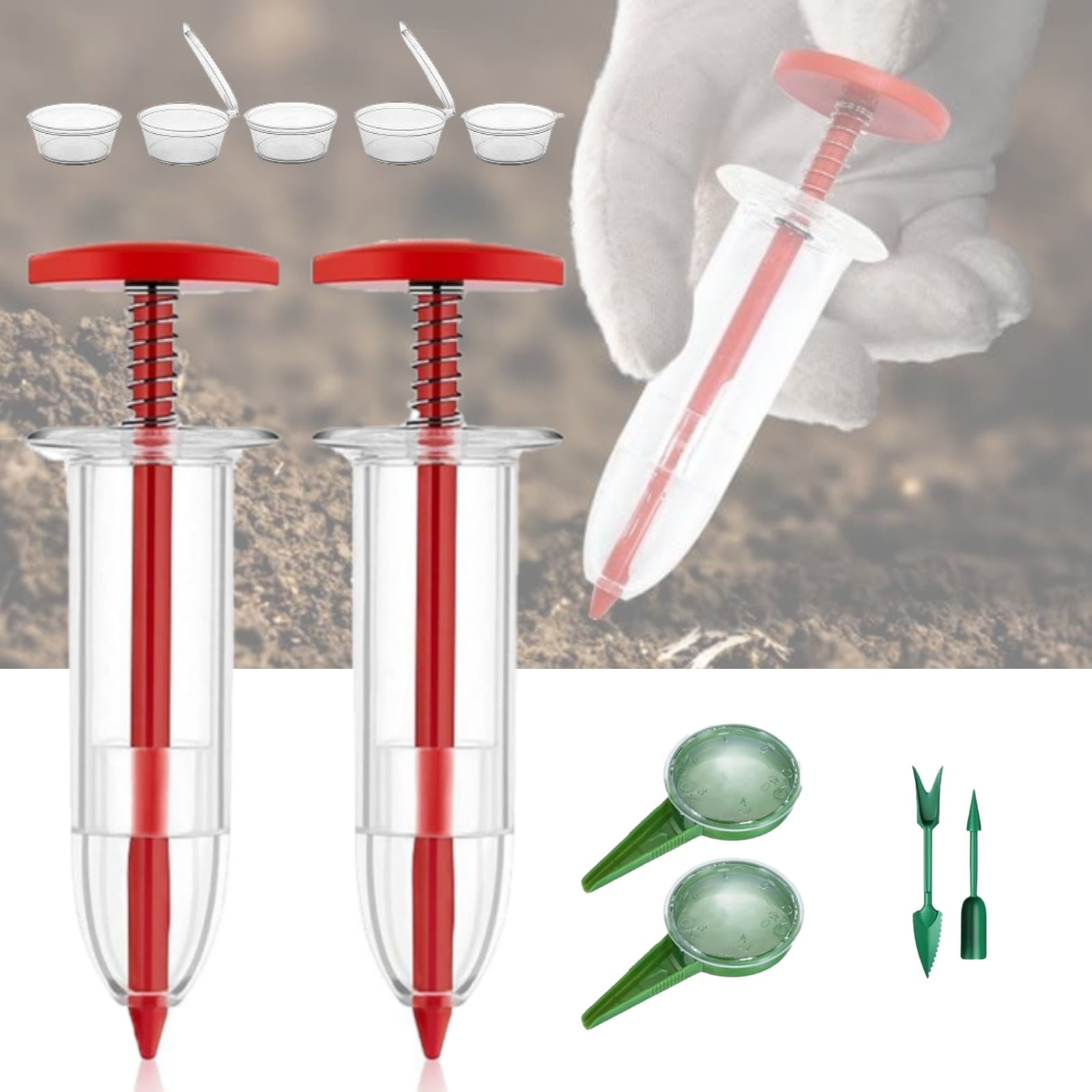 Mini Seed Spreader, Small Seed Planter Tool, Mini Sowing Seed Dispenser ...