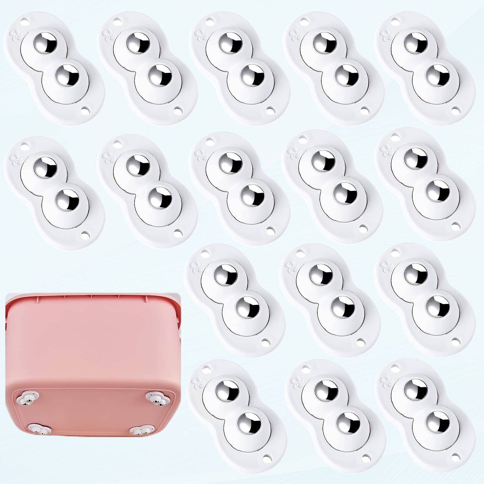 Mini Self Adhesive Casters, 360 Degree Casters for Home Appliances ...