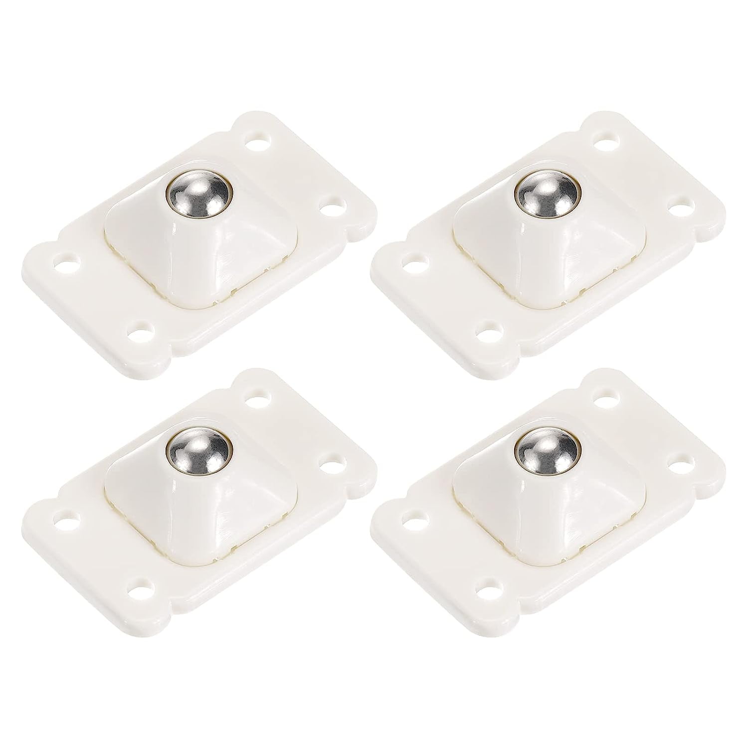 Mini Self Adhesive Wheels, 4pcs - ABS & Stainless Steel Universal ...