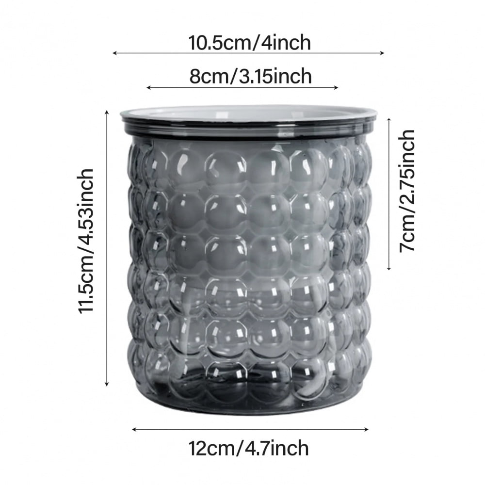 Mini Self Watering Flower Pot Fish Tank Transparent Plastic Plant Pots ...