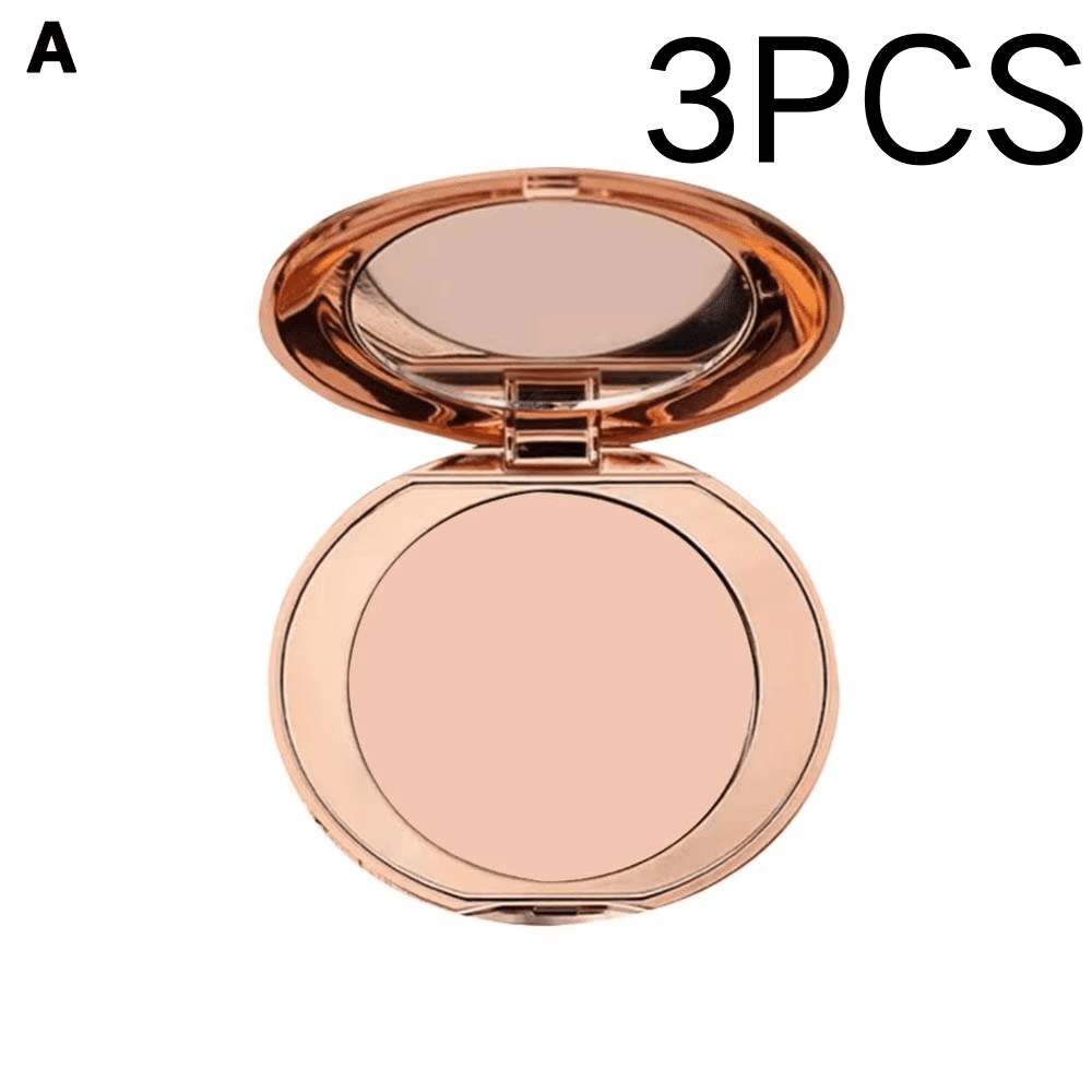 Mini Setting Powder Oil Control Puffs Natural Compact Waterproof Foundation Brighten Skin Soft ...