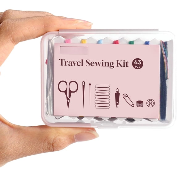 Mini Sewing Kit, Small Travel Sewing Kit with Big Eye Steel for Adults ...