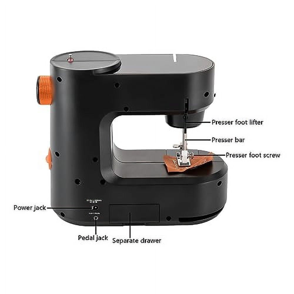 Mini Sewing Machine for Beginners, Electric Portable Sewing Machine ...