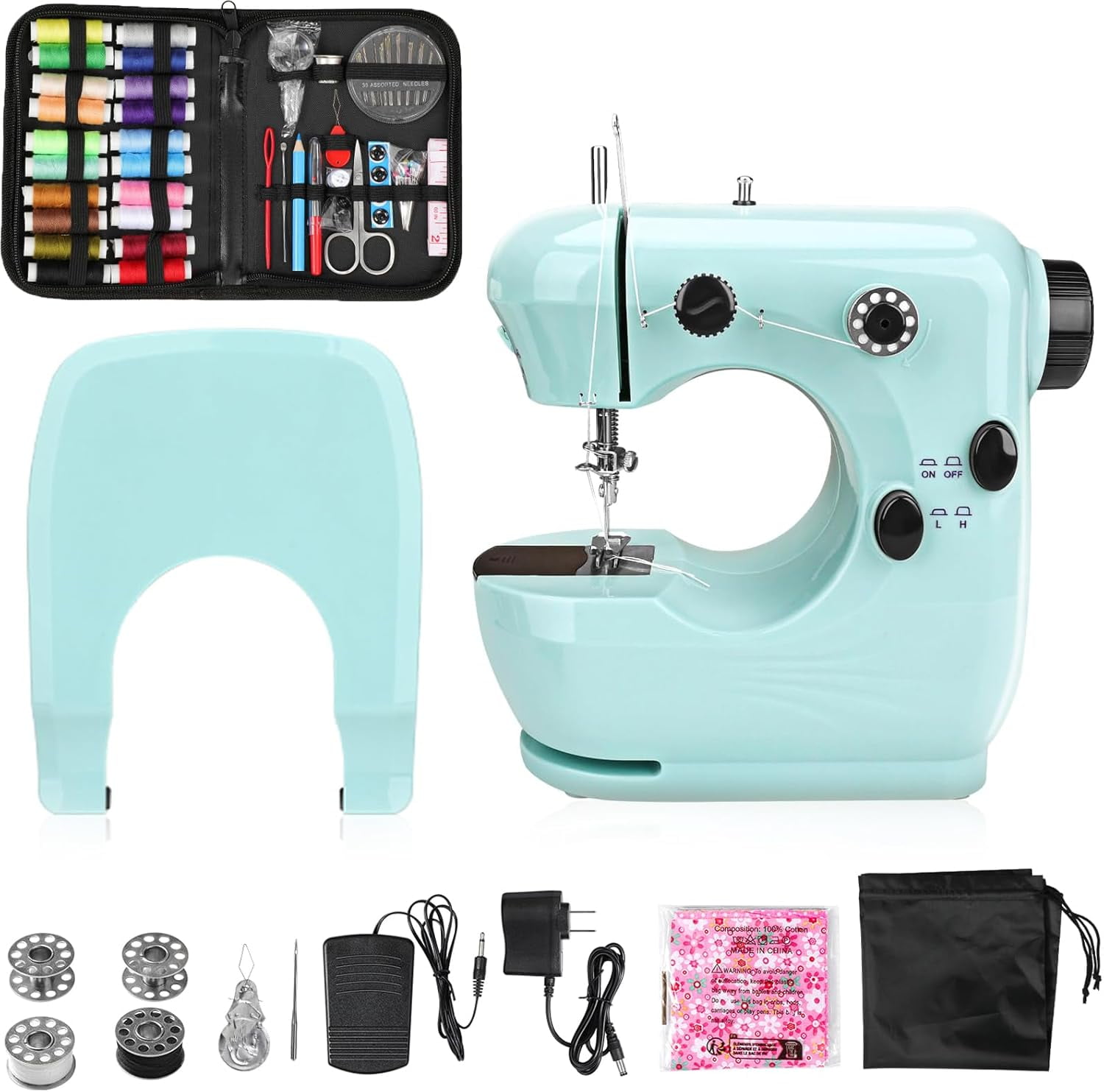 Mini Sewing Machine Portable sor Beginners：Small Easy Use Sewing ...