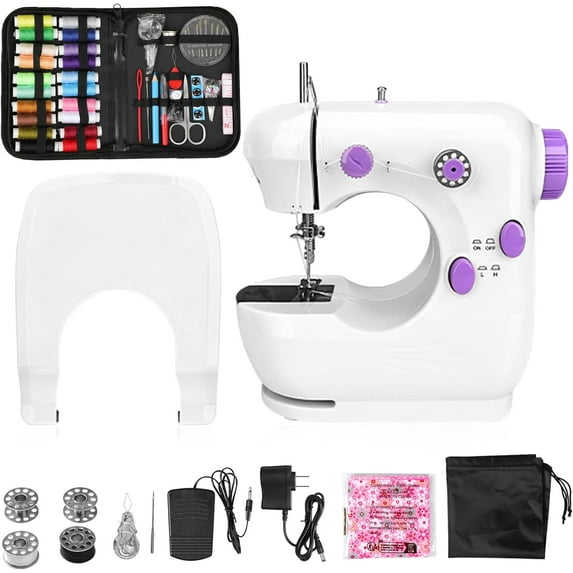 Mini Sewing Machine Portable sor Beginners：Small Easy Use Sewing ...
