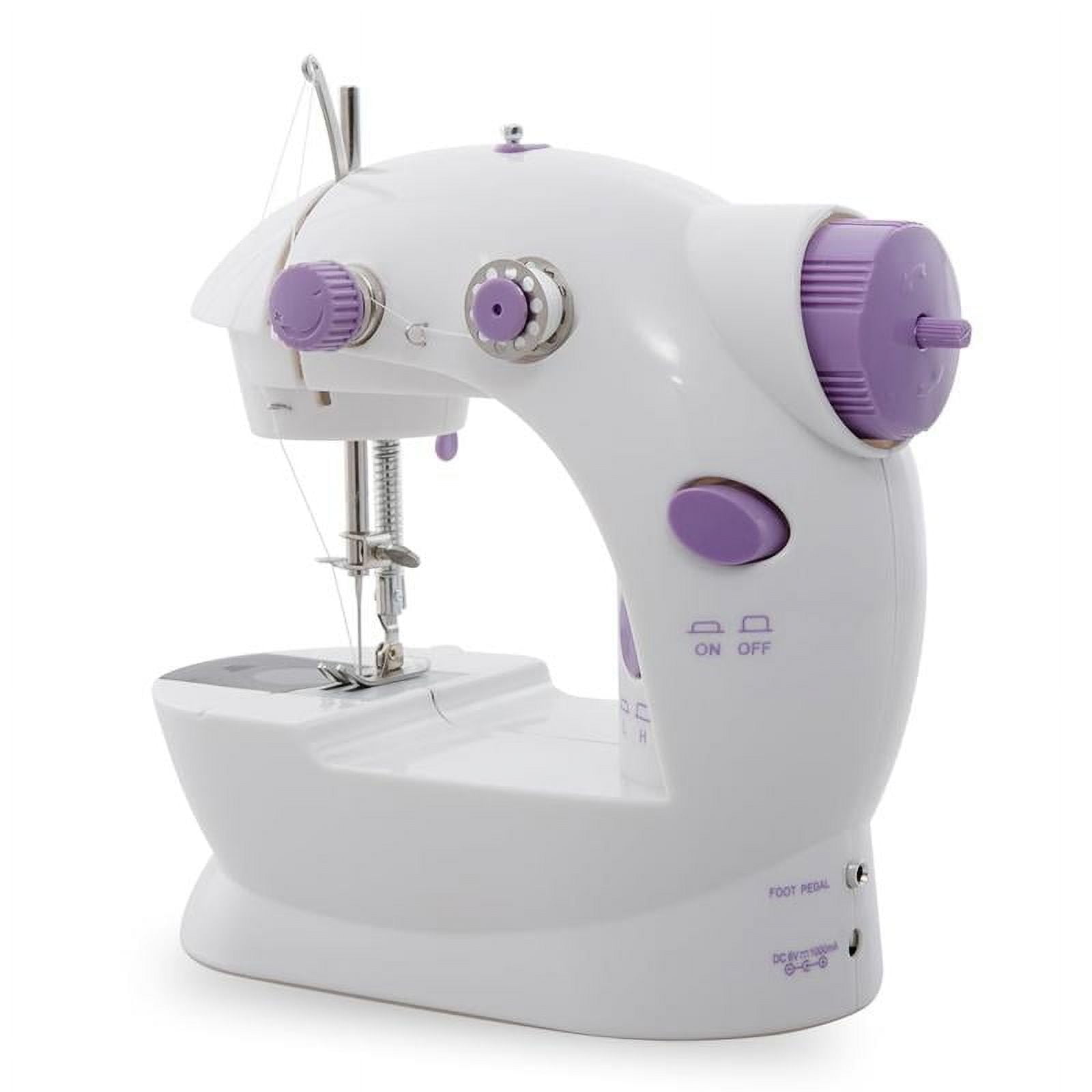 Mini Sewing Machine for Beginner, Dual Speed Portable Children Sewing ...