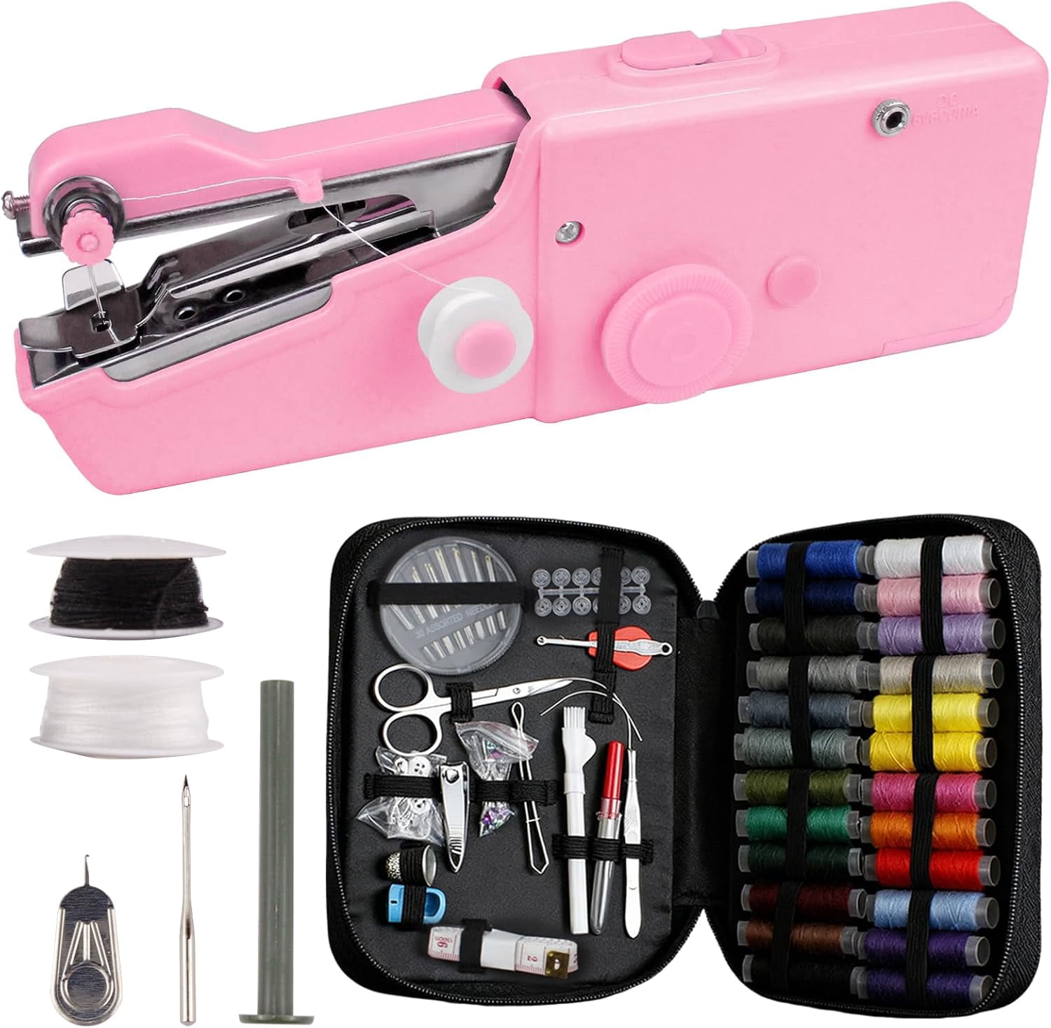 Mini Sewing Machine for Beginners - Handheld & , Easy One-Step ...