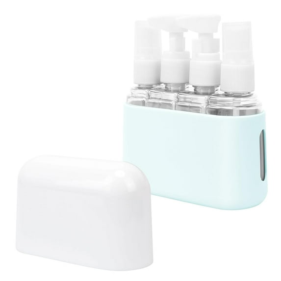 Mini Shampoo Dispenser Portable Travel Bottle Set, TSA Approved Leak ...