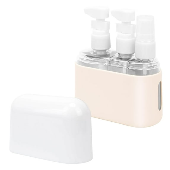 Mini Shampoo Dispenser Portable Travel Bottle Set, TSA Approved Leak ...