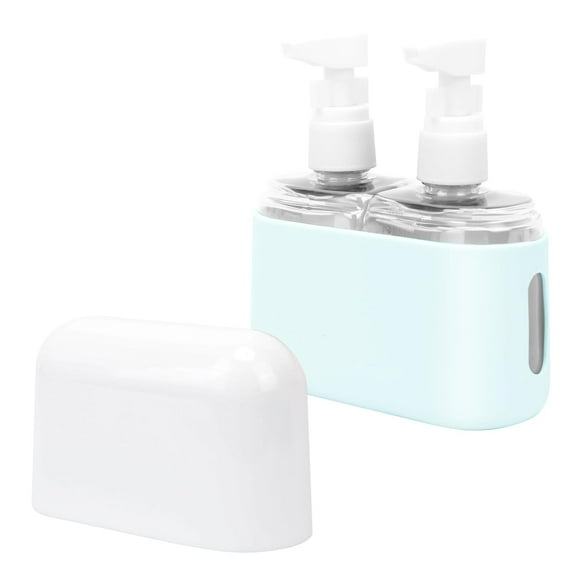 Mini Shampoo Dispenser Portable Travel Bottle Set, TSA Approved Leak ...