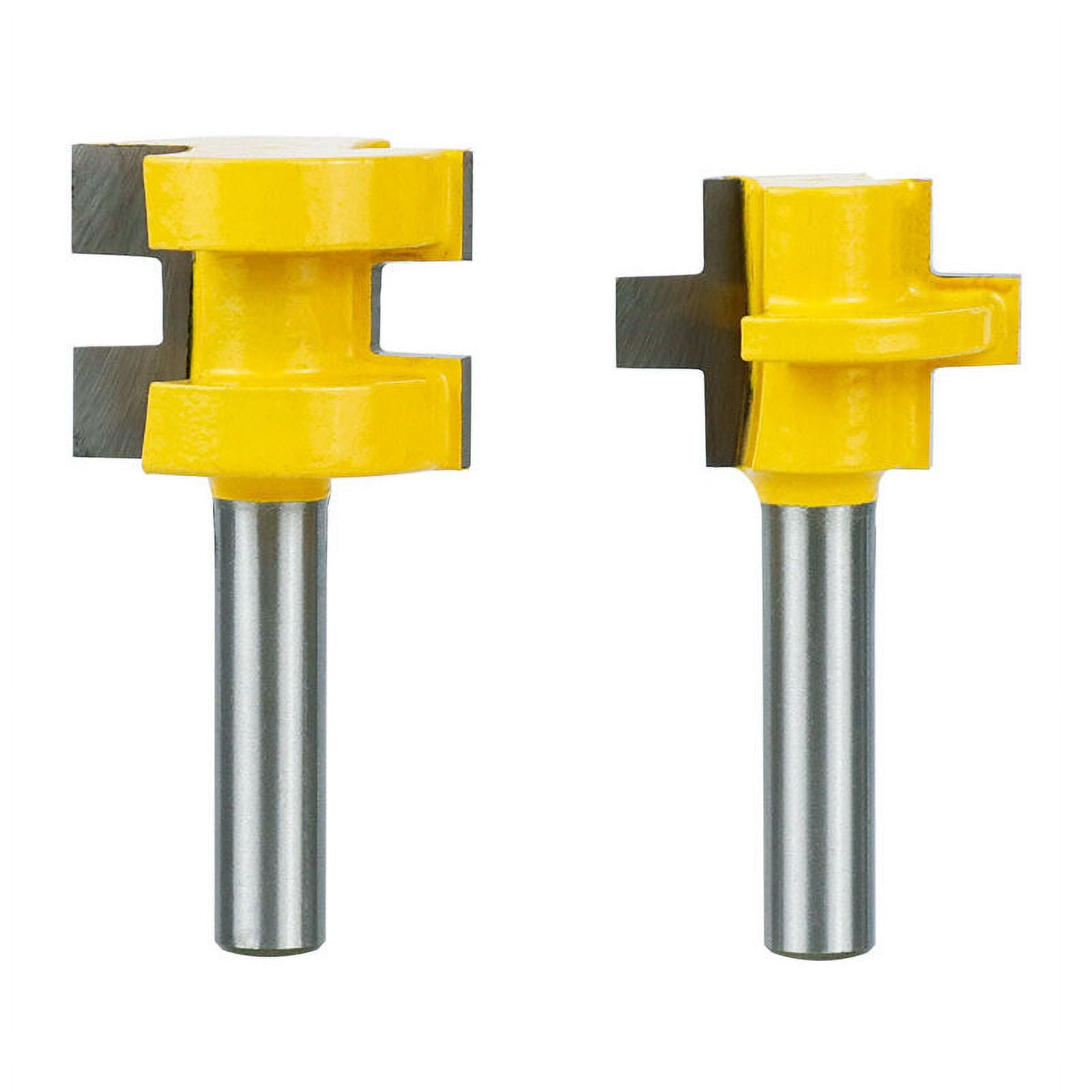 Mini Shank Tongue and Groove Router Bits, High-Quality Alloy Blade Anti ...