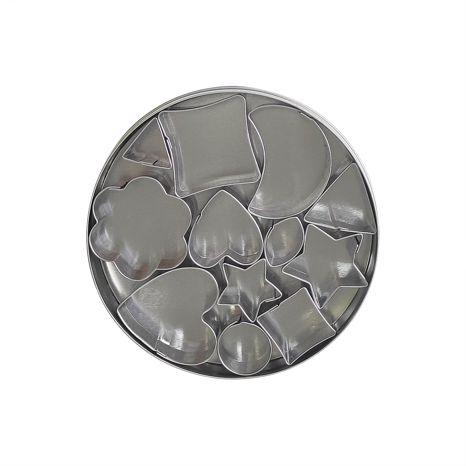 Mini Shapes Fondant Cutter Set by Celebrate It – 13-Piece Stainless ...