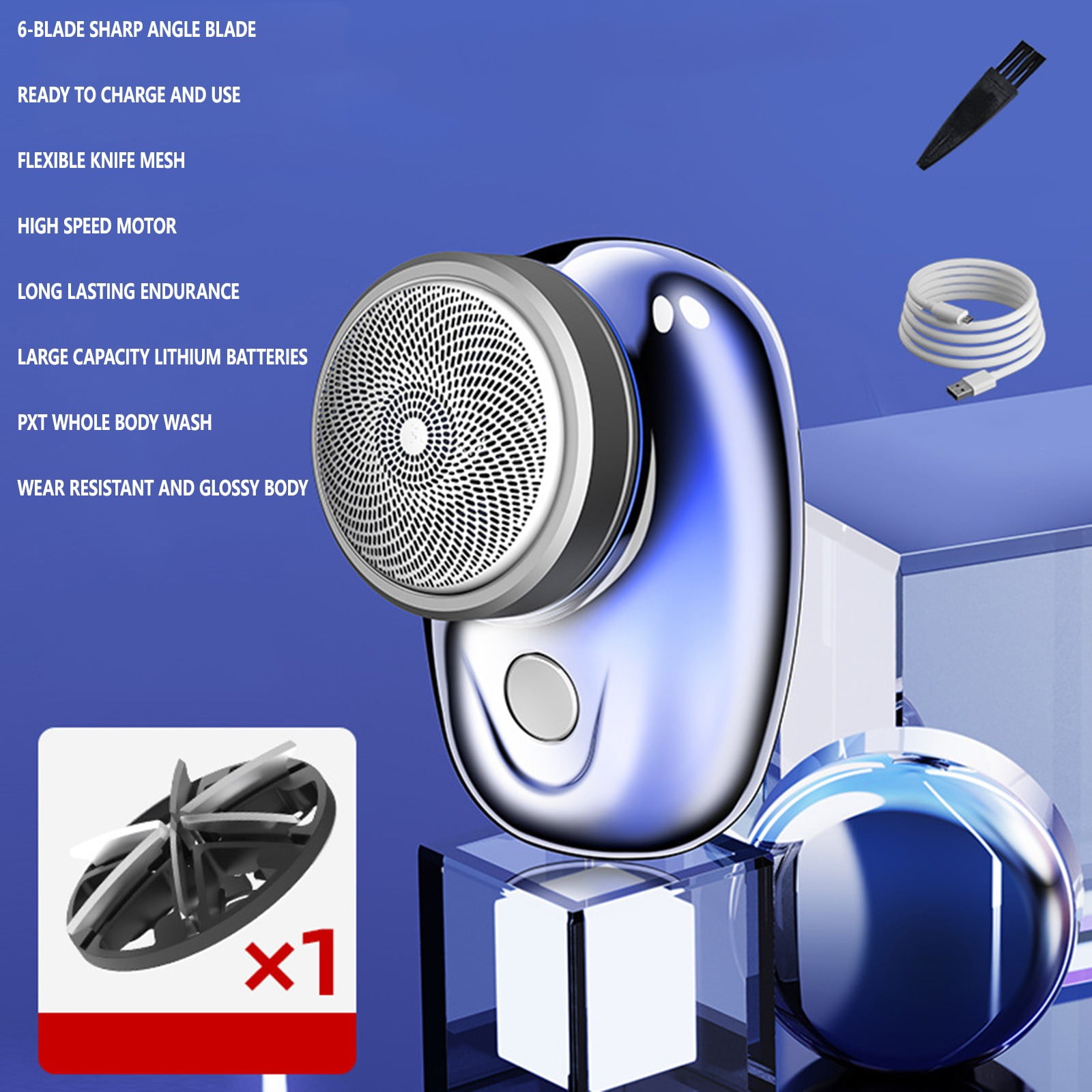 Mini-Shave Portable Electric Shaver, 2024 New Upgrade Mini Electric ...