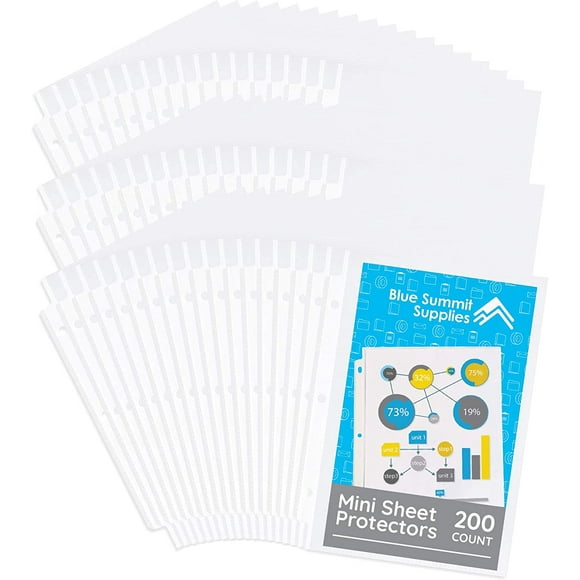3 Ring Binder Page Protectors