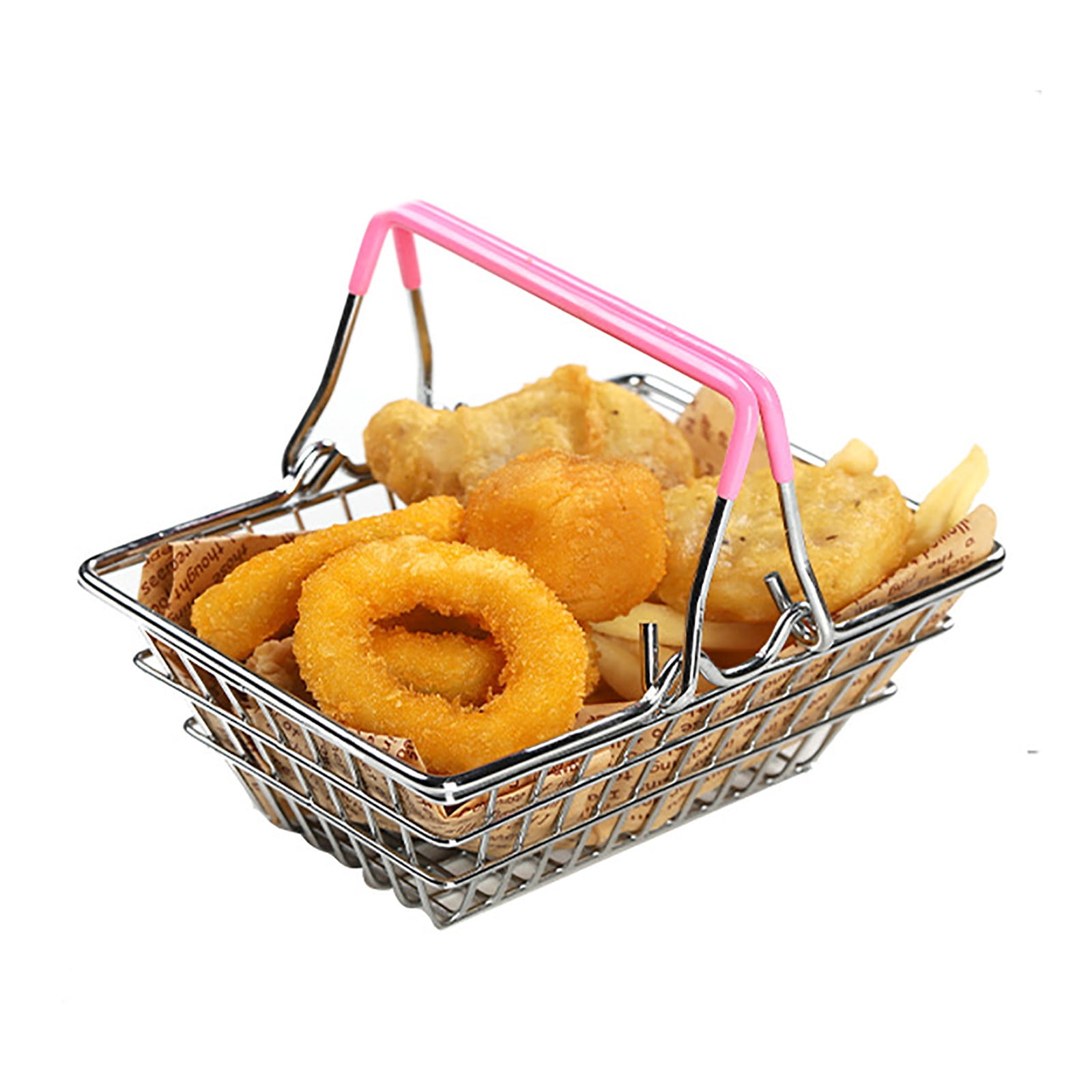 Mini Shopping Cart French Fries Chicken Nuggets Basket Mini Chips Fry ...