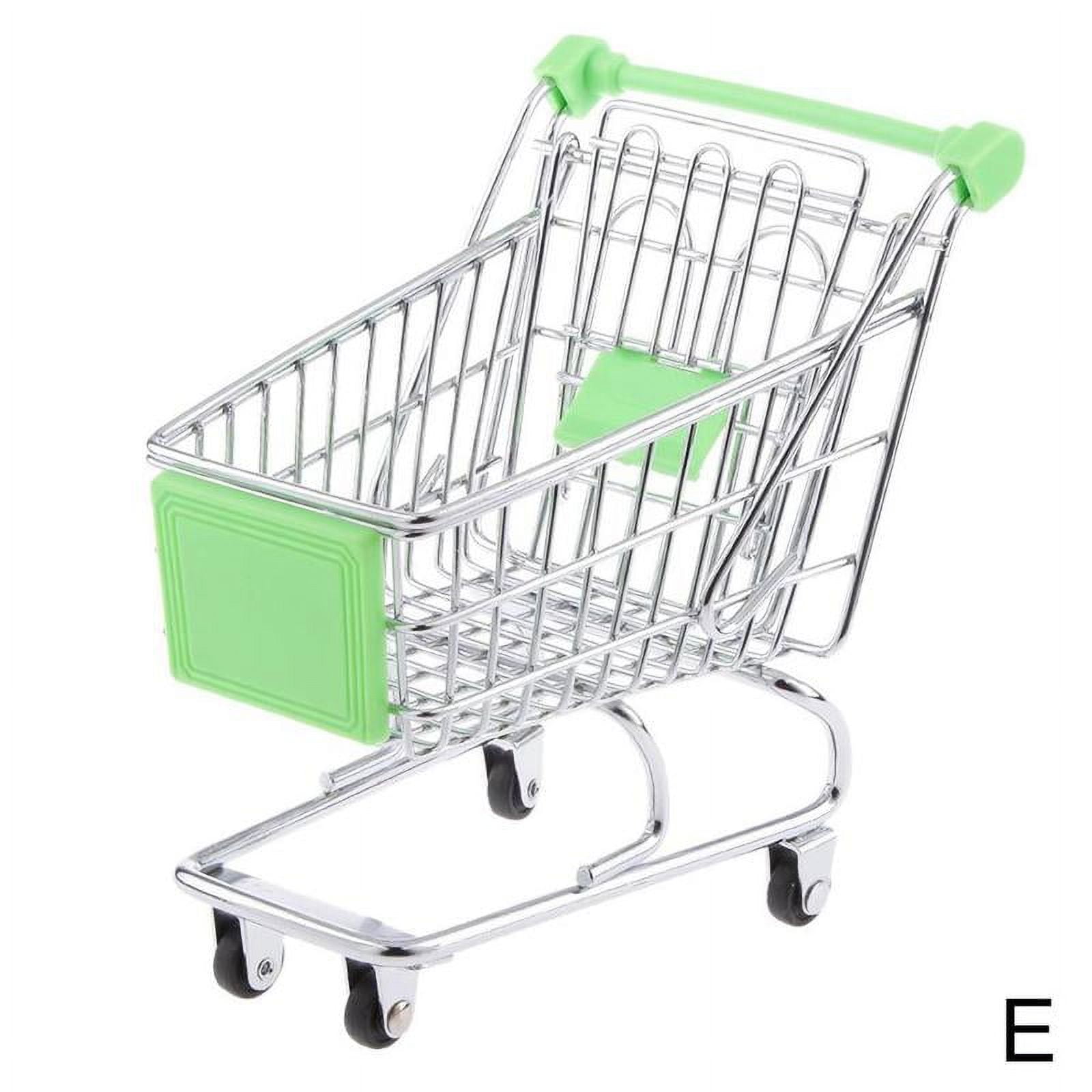 Mini Shopping Cart Supermarket Handcart Shopping Utility Mode Cart ...