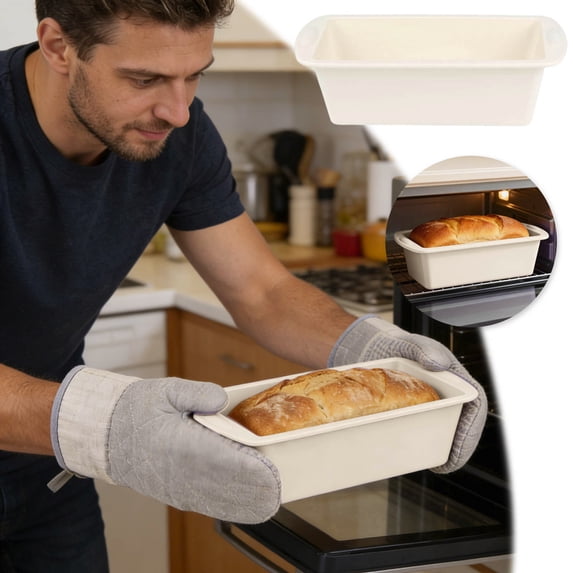 Mini Silicone Bread Loaf Pans Non Stick Bread Pans For Baking Cake Pan ...