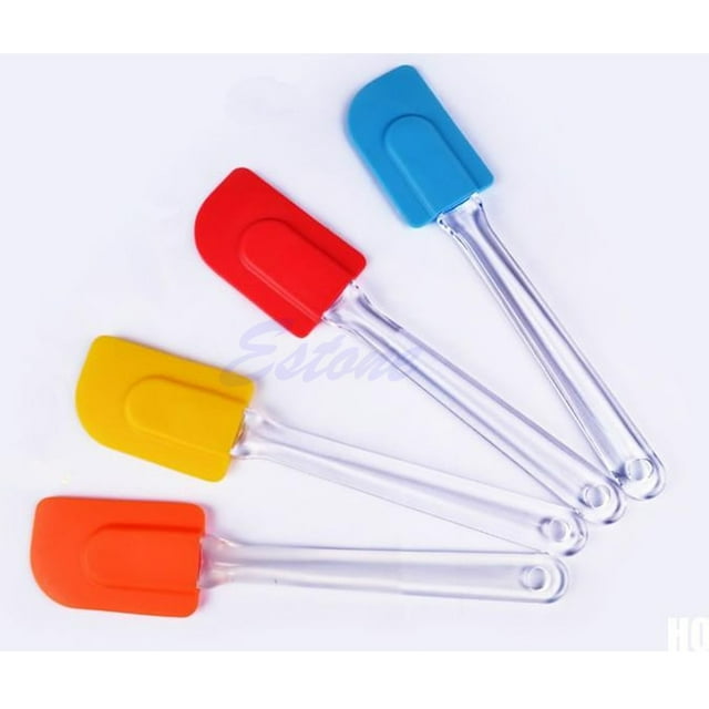 Mini Silicone Spatula Food Grade Material Flexible Scrapers Blending ...