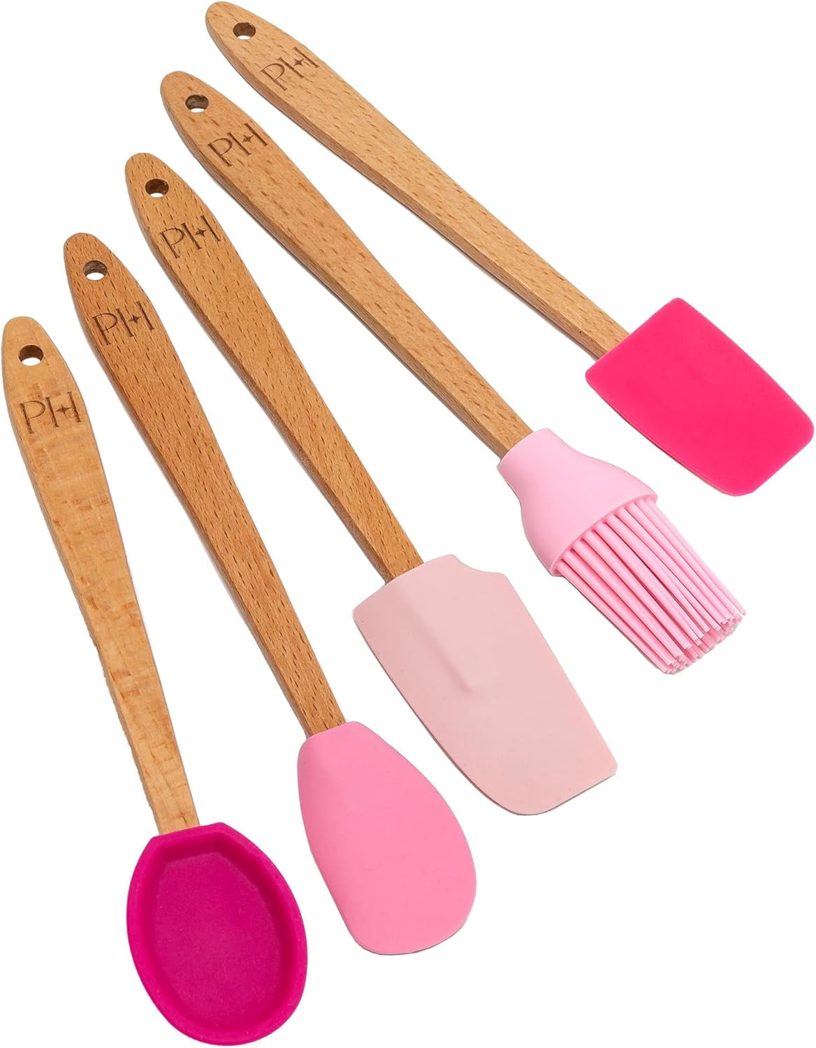 Mini Silicone Spatula Set, Heat Resistant Kitchen Utensils Tool Set ...