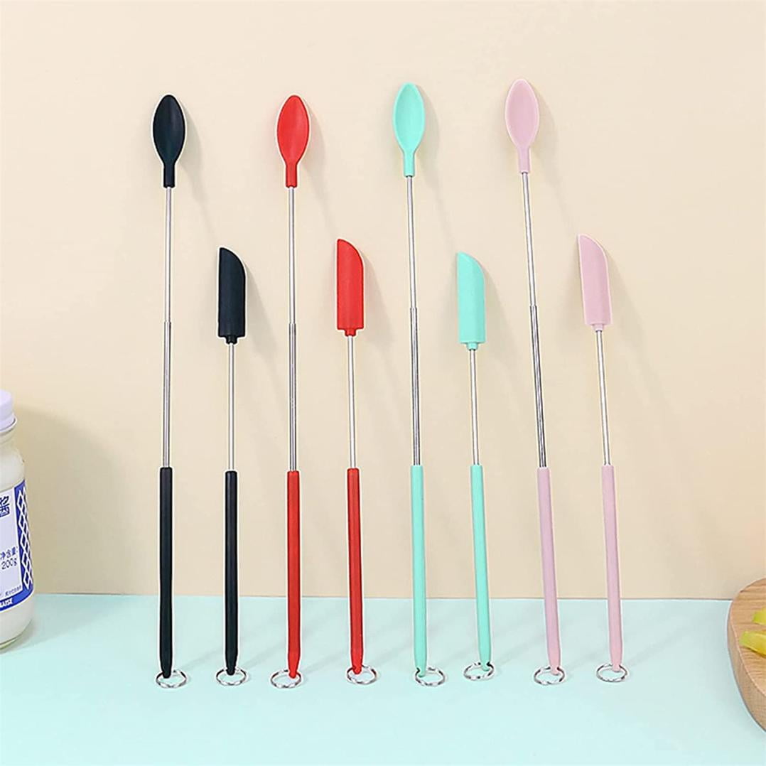 Mini Silicone Spatula, Telescopic Small Spatulas, Food Grade Spatula ...