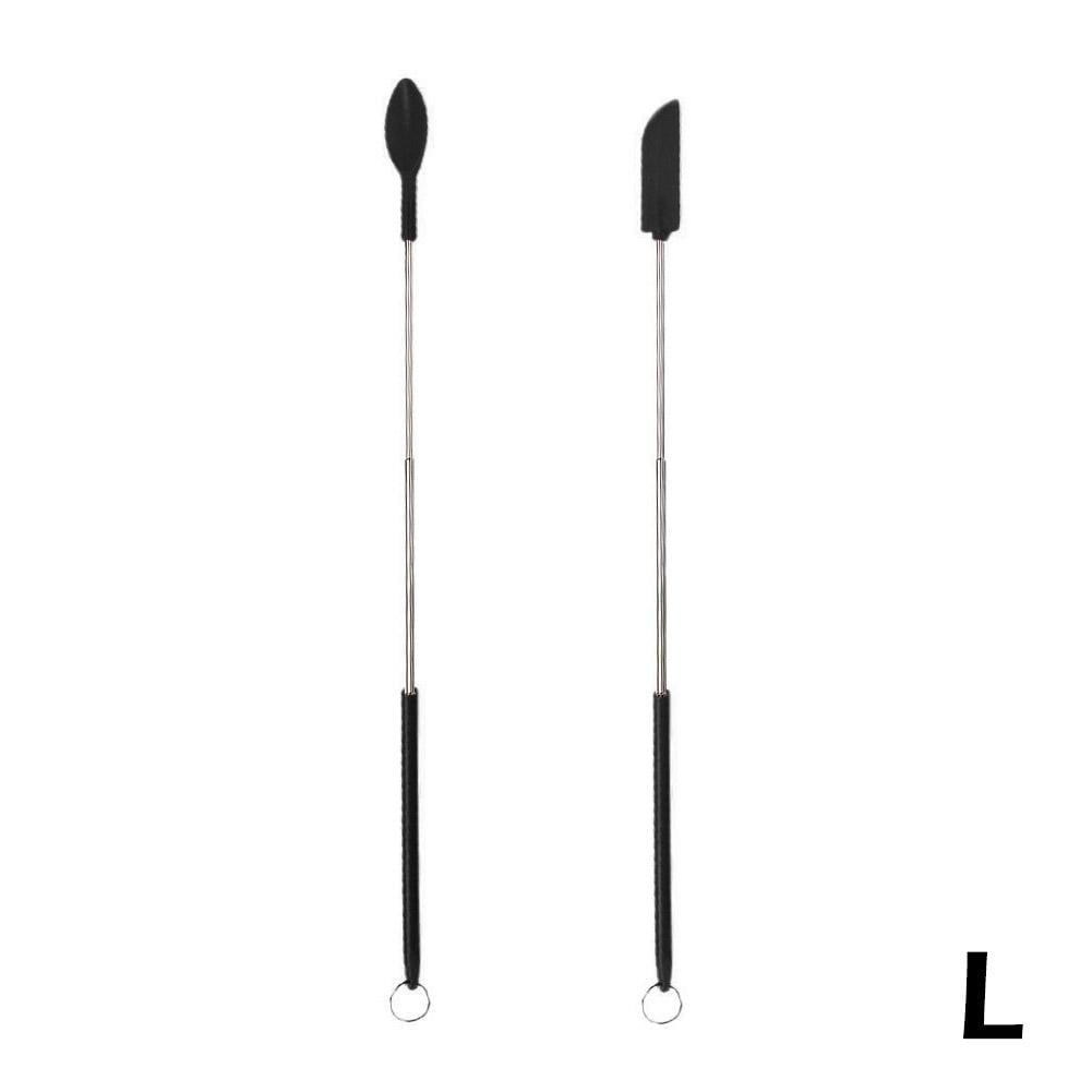 Mini Silicone Telescopic Spatula Makeup Spatula Soft Jar Cake Cream ...