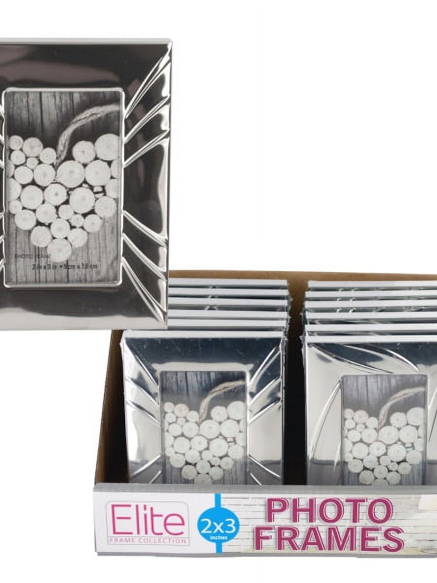 Mini Silver Photo Frame Countertop Display, 24 Count - Walmart.com