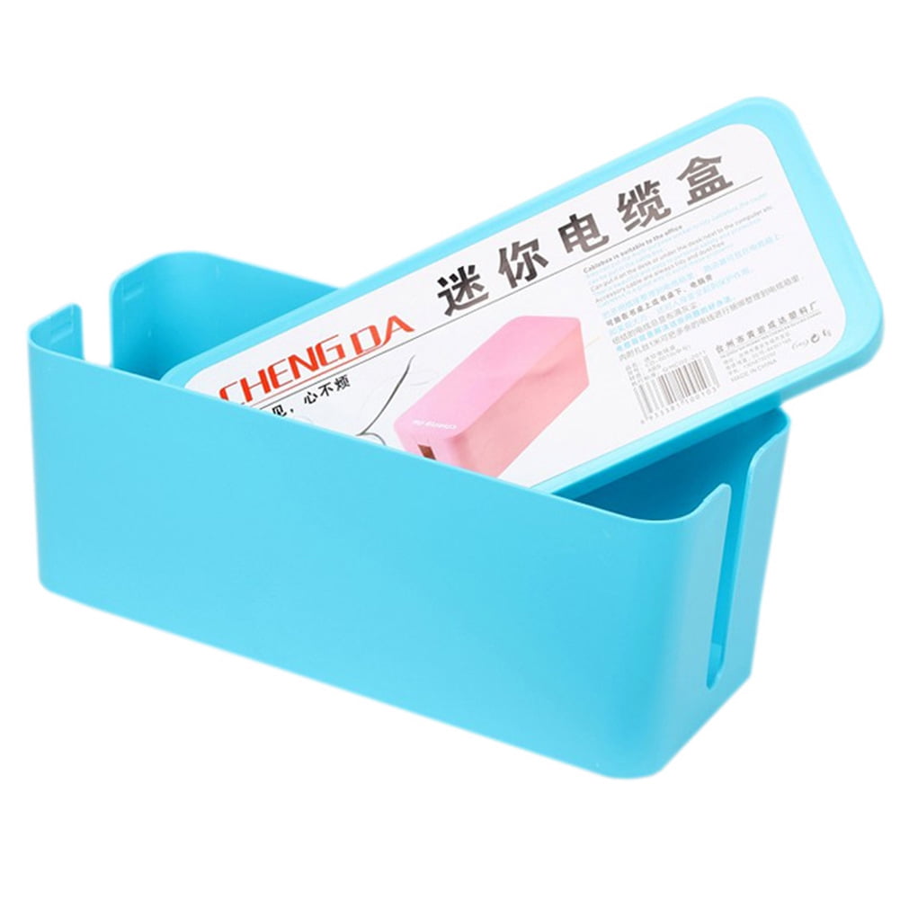 Mini Simple Cable Storage Box Case Wire Management Socket Safety Tidy ...
