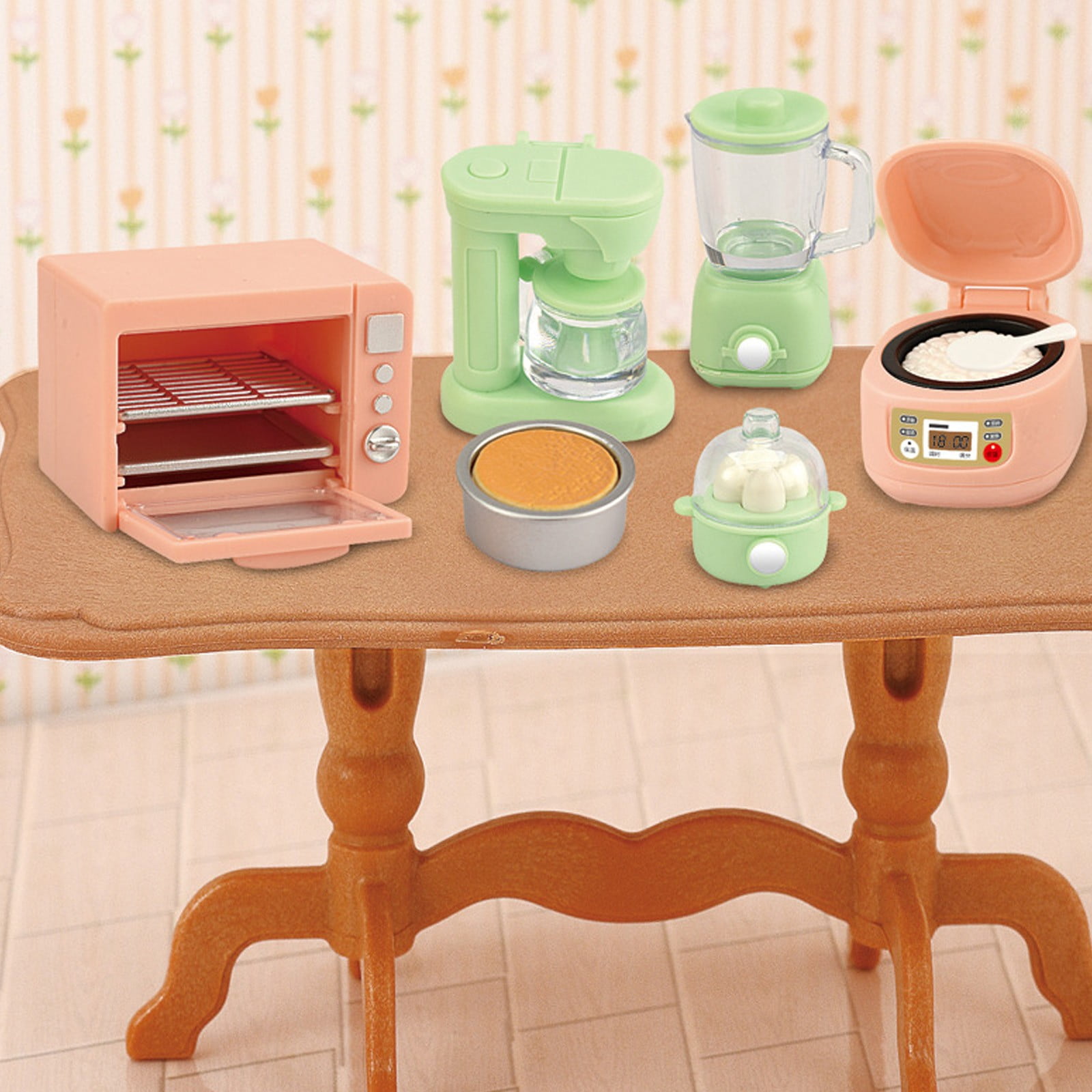 Mini Simulation Miniature Colour Kitchen Small Furniture Plastic Toy ...