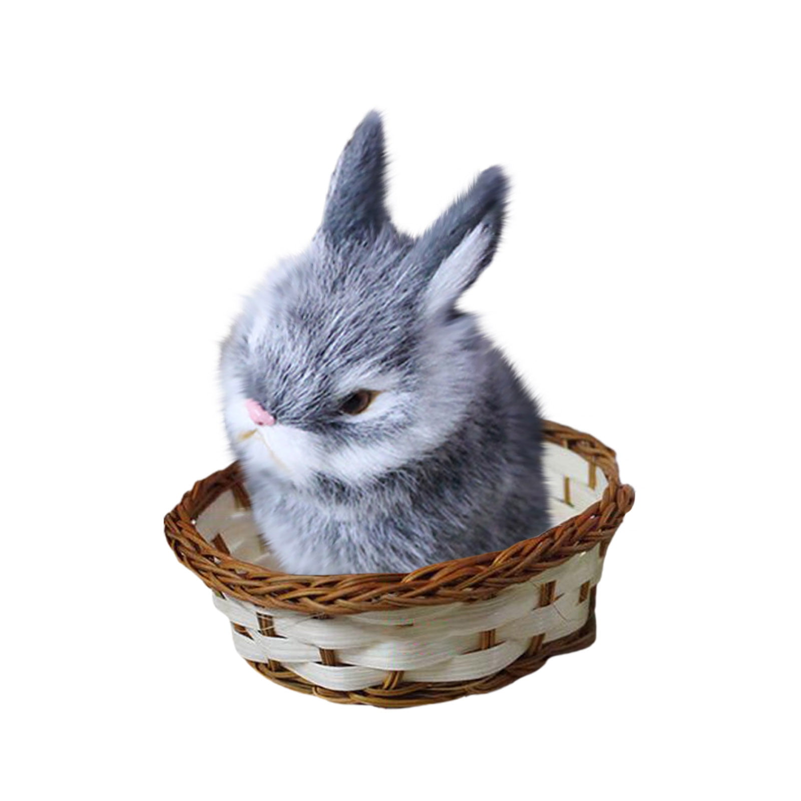 Mini Simulation Rabbits, Realistic Cute Plush Rabbits Lifelike Plush ...